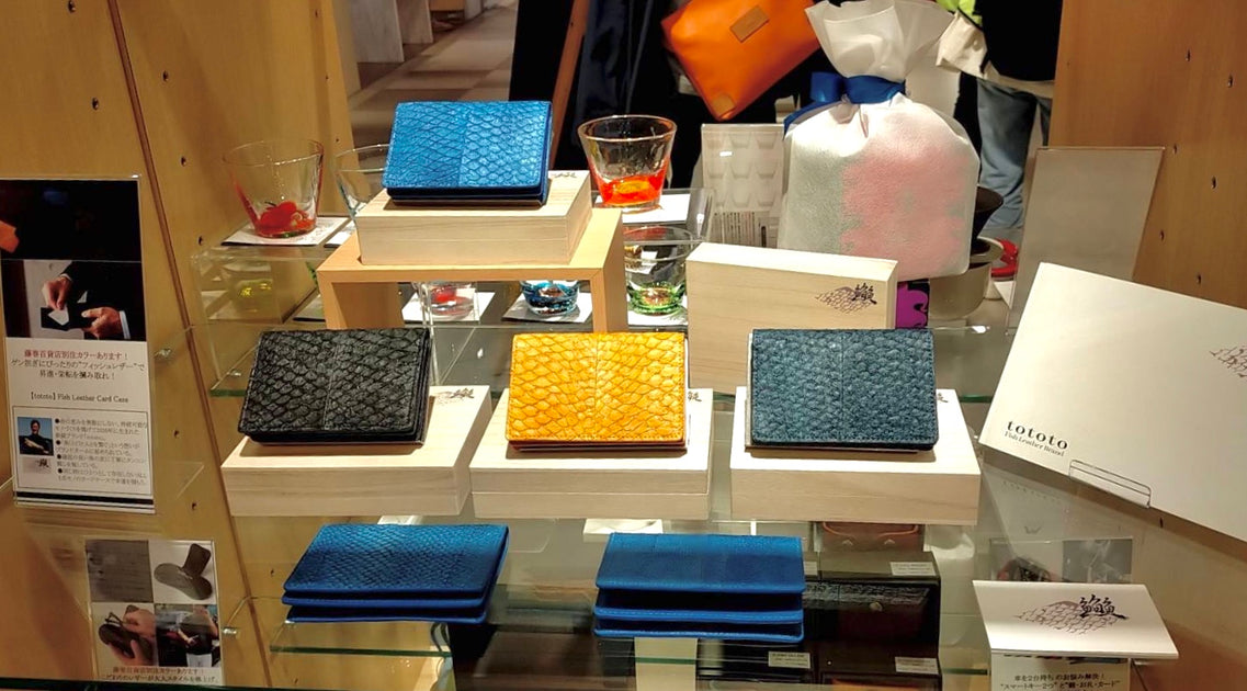 You can see TOTOTO products at the Ginza store of [Fujimaki Department ...